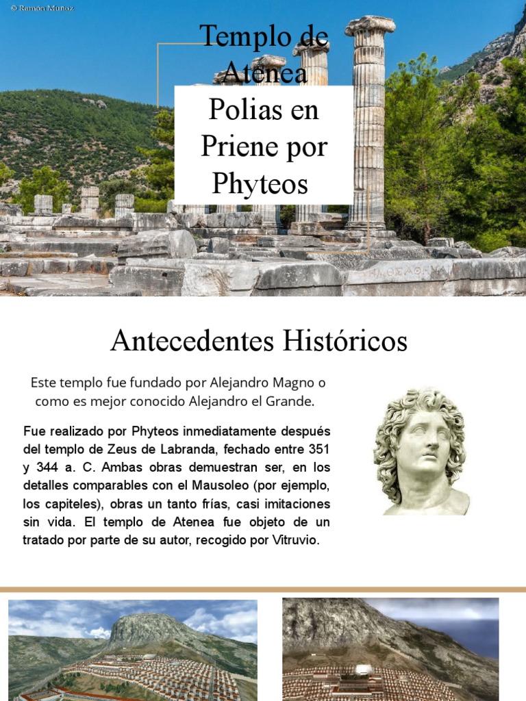 4.1.3 Templo de Atenea Polias en Priene Por Phyteos | PDF | Atenea | templo