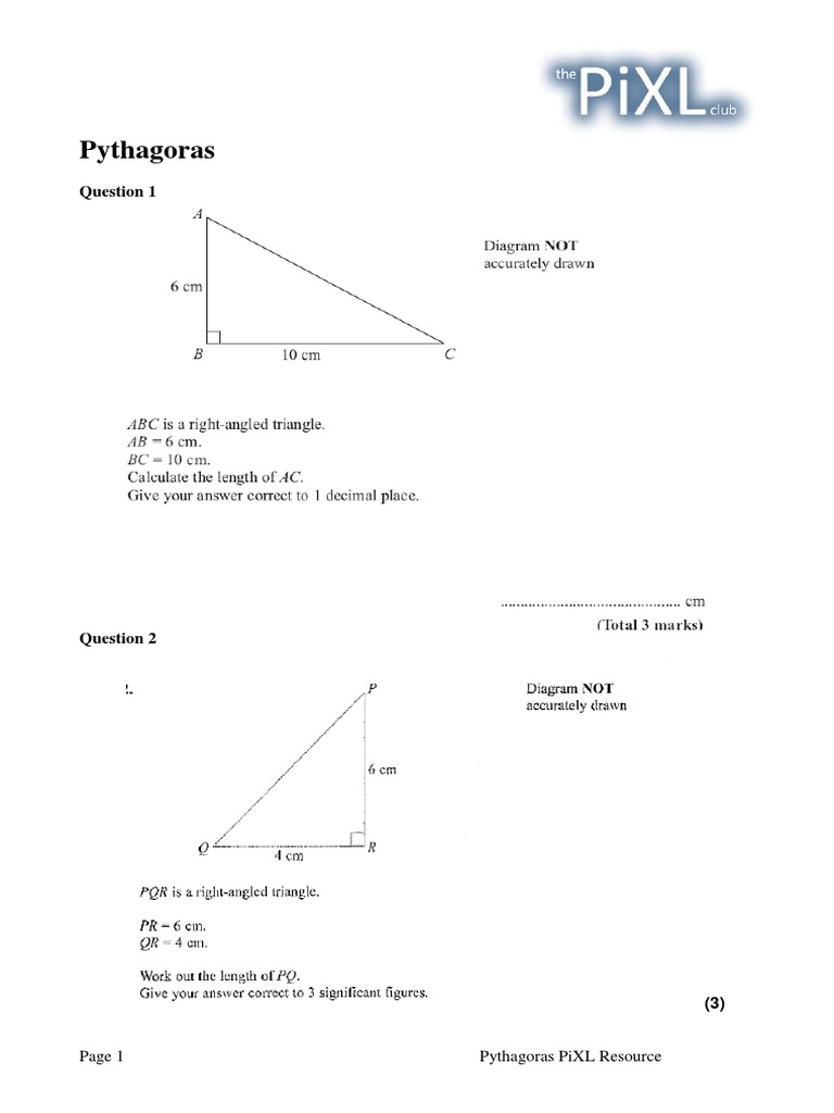 Microsoft Word - Pythagoras 1 | PDF