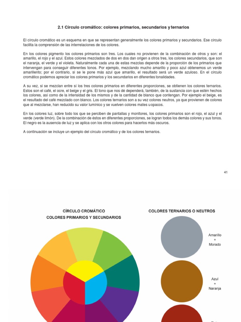 Circulo Cromático | PDF | Color | Amarillo