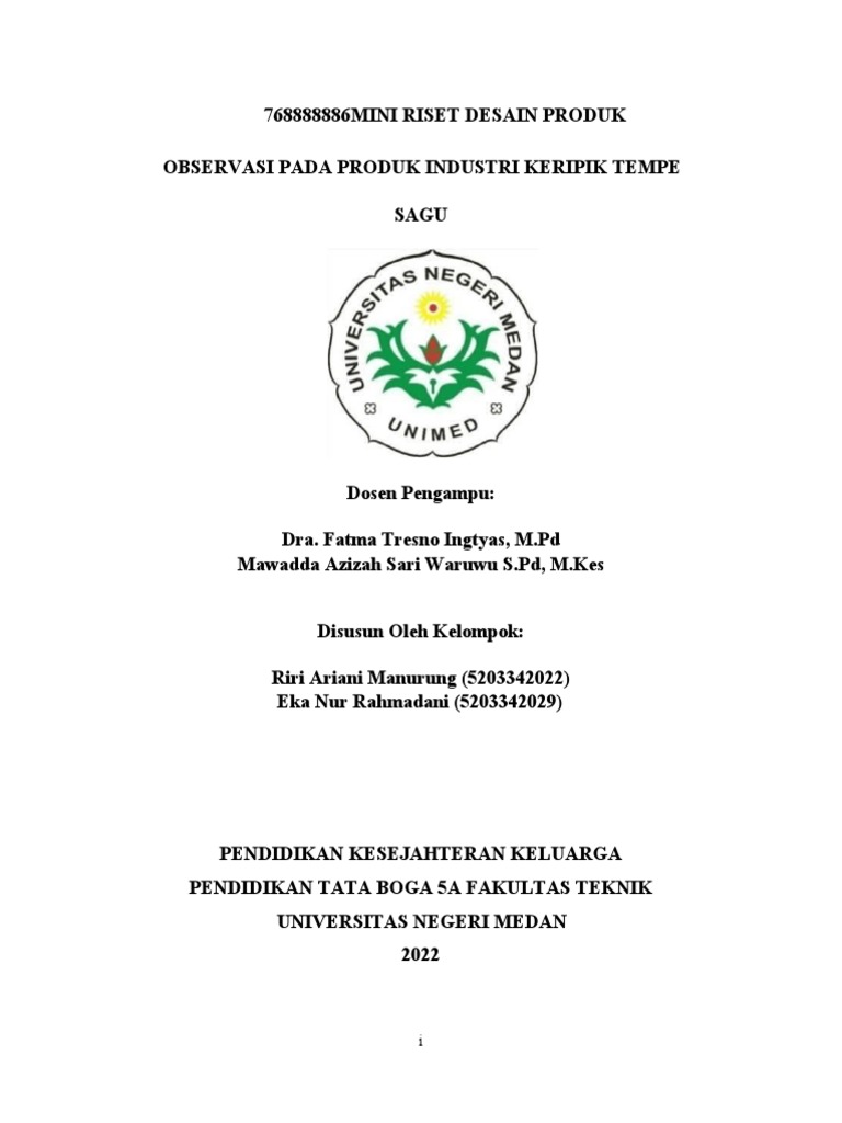 Miniriset Desain Produk | PDF