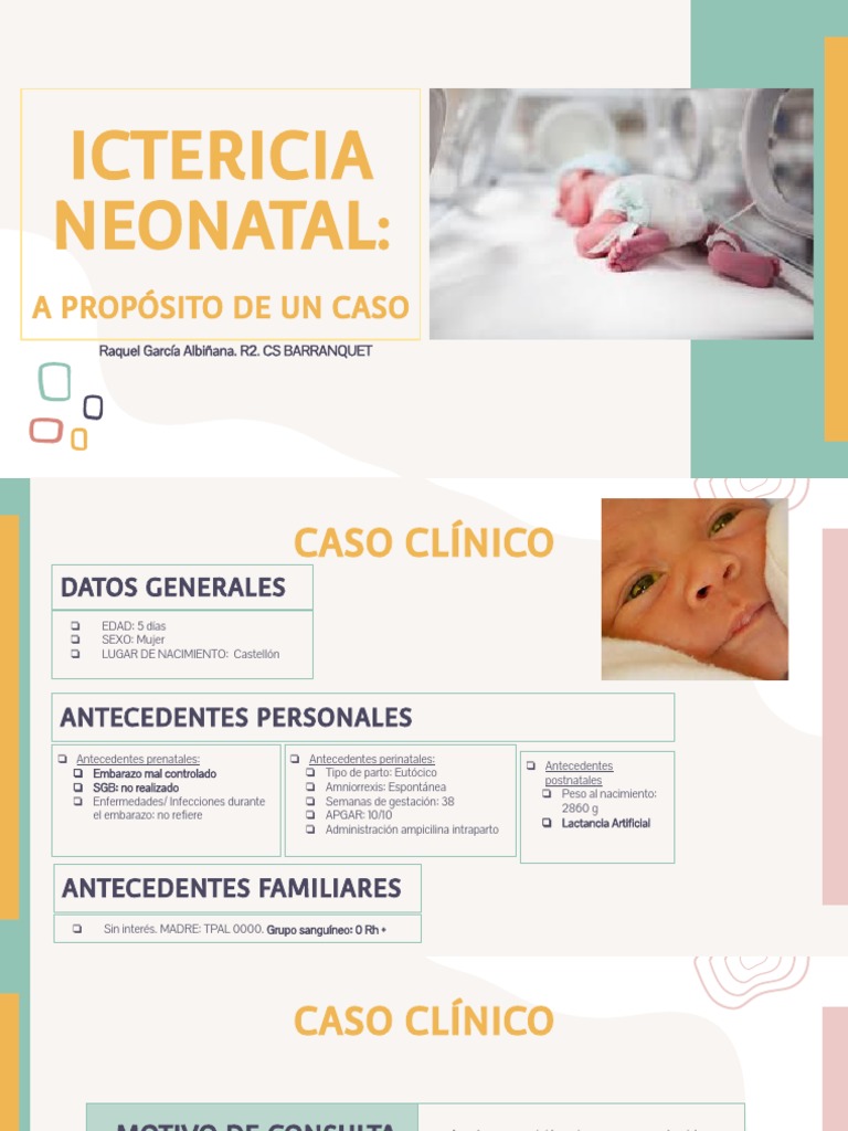 Ictericia Neonatal | PDF | Especialidades Medicas | Medicina CLINICA