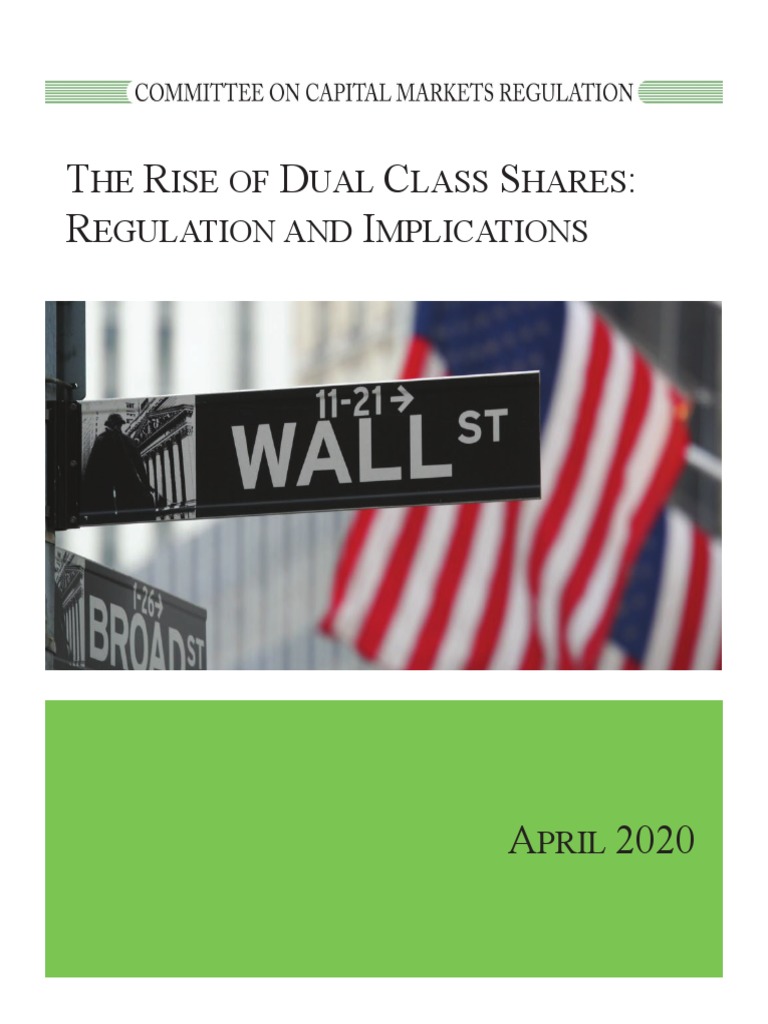 Dual Class Shares: Regulation Insights | PDF | Stock Market Index | Stocks