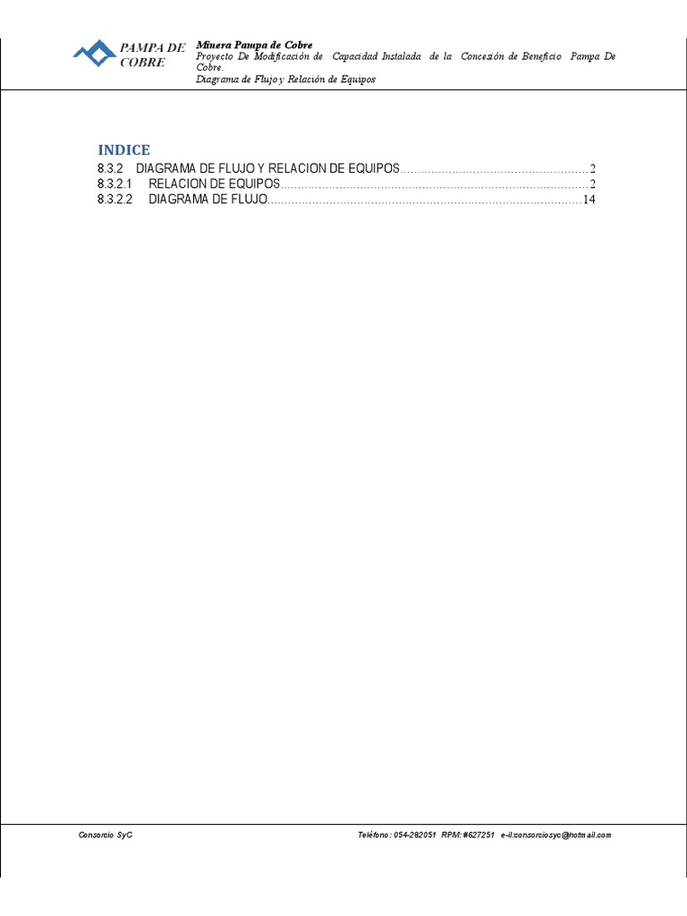 8.3.2 Rel. de Equipos | PDF | Cobre | Electricidad