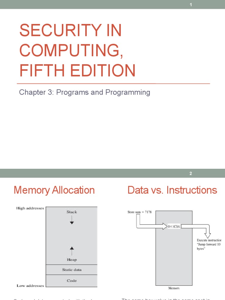 3 Programs & Programming | PDF | Computer Virus | Malware