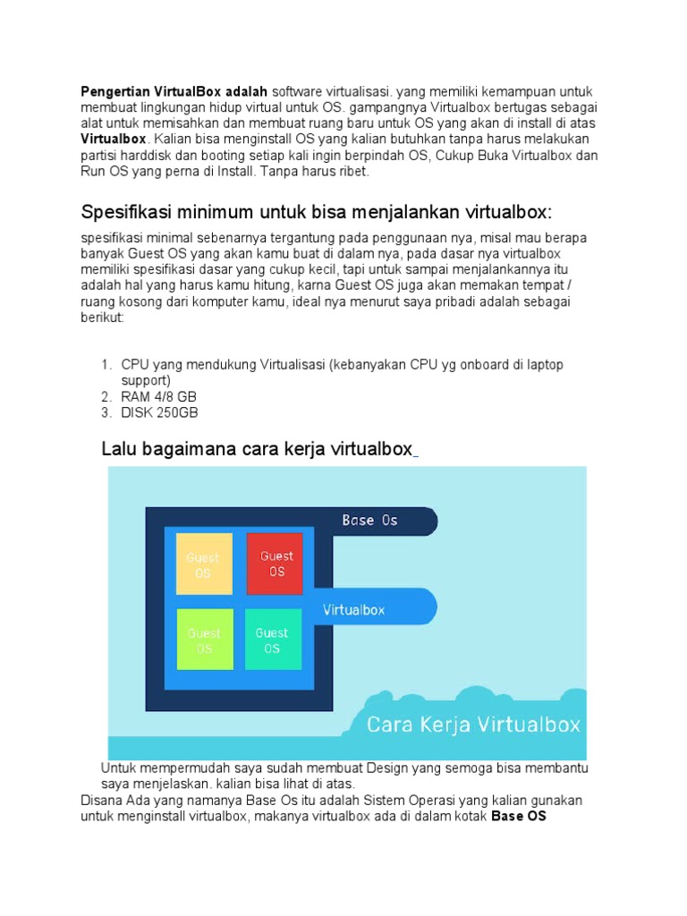Pengertian dan Fungsi VirtualBox | PDF | Komputer