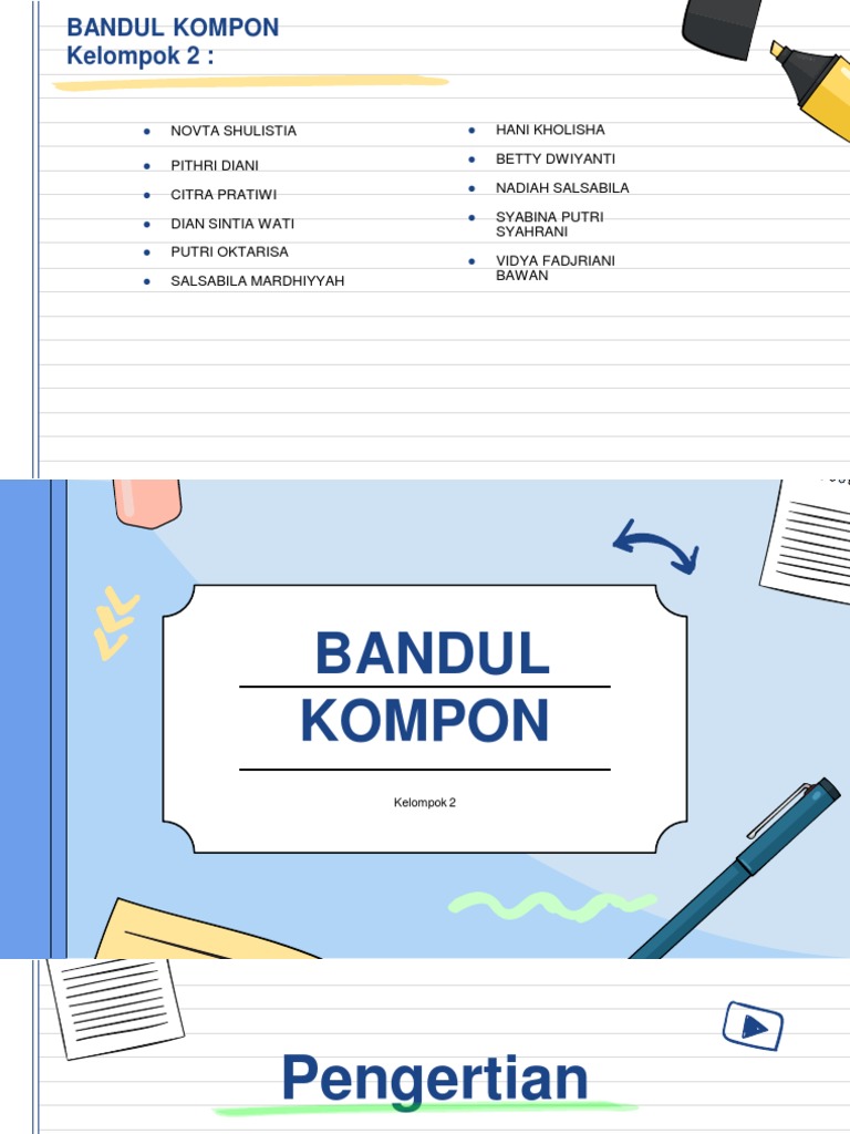 Bandul Kompon Kelpompok 2 | PDF