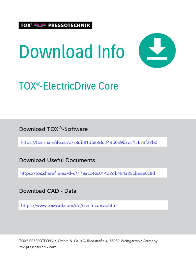 Info: Tox - Electricdrive Core | PDF