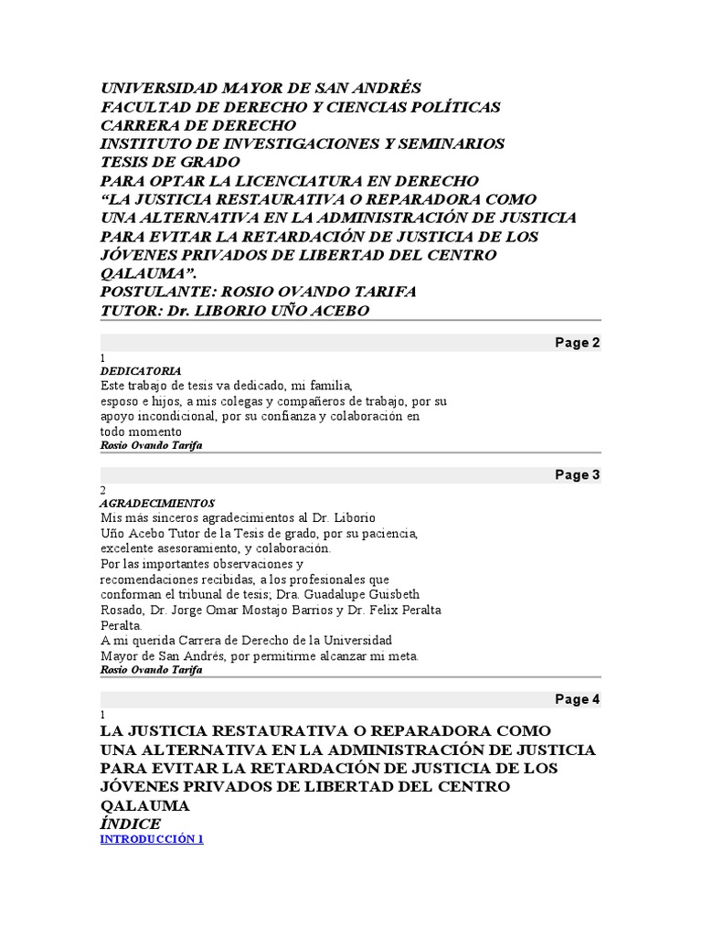 Tesis Umsa | PDF | Prisión | Violación