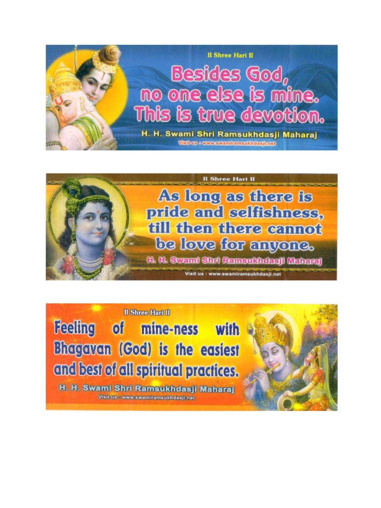 Spiritual Quotes in English by Param Shradhey Swami Shri Ramsukhdasji ...