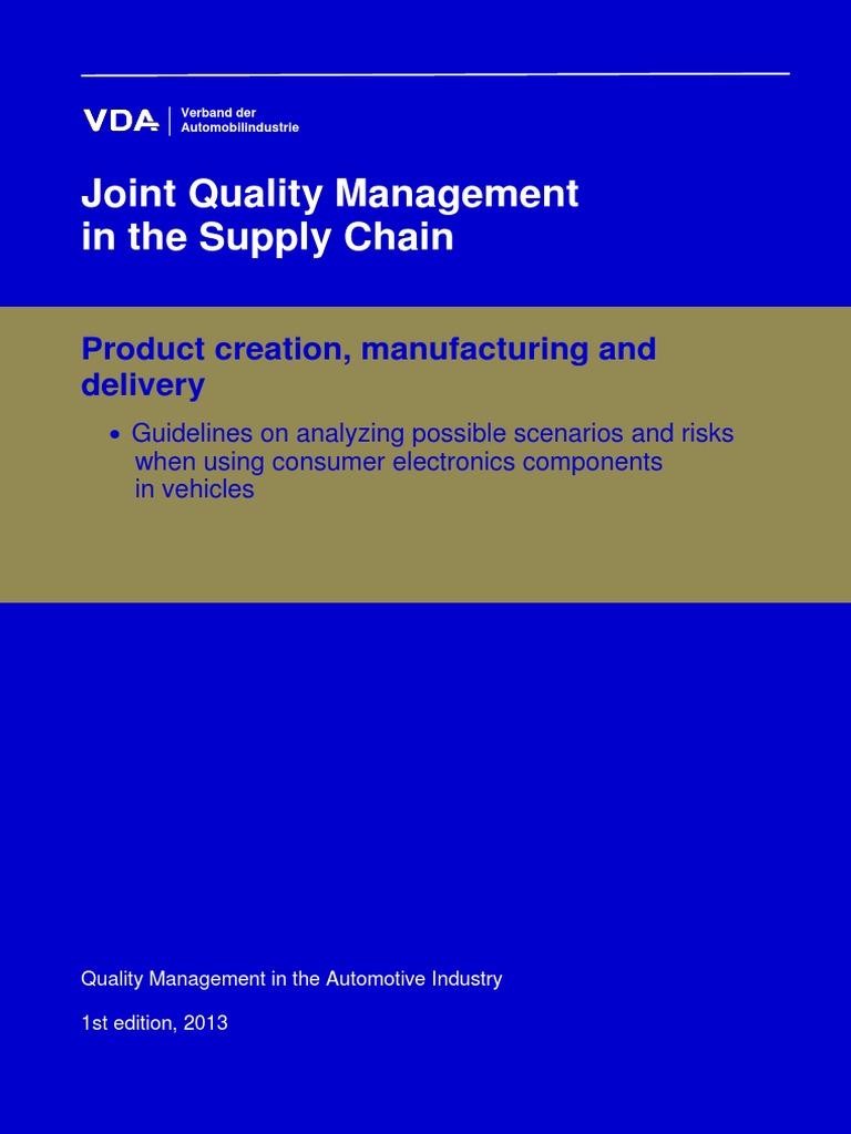 Blue - VDA - Product Creation, Manufacturing and Delivery - Electronic ...