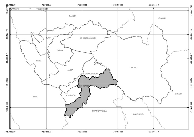 Mapa de Provincias Junin | PDF