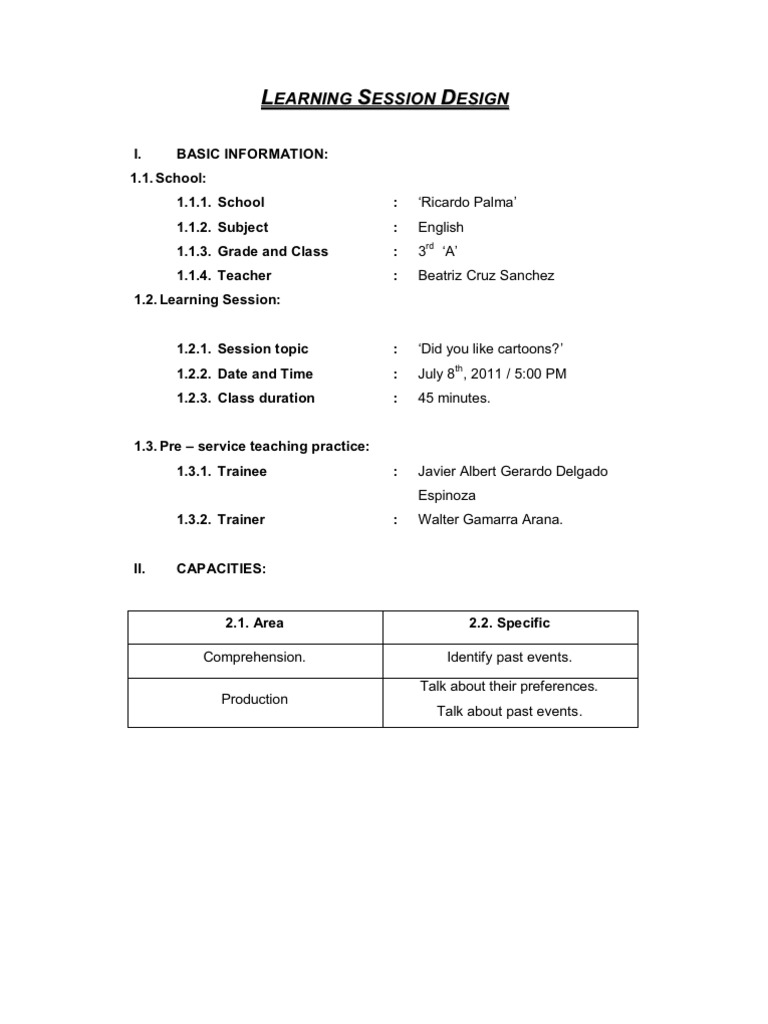 Learning Session Design | PDF | Motivation | Motivational