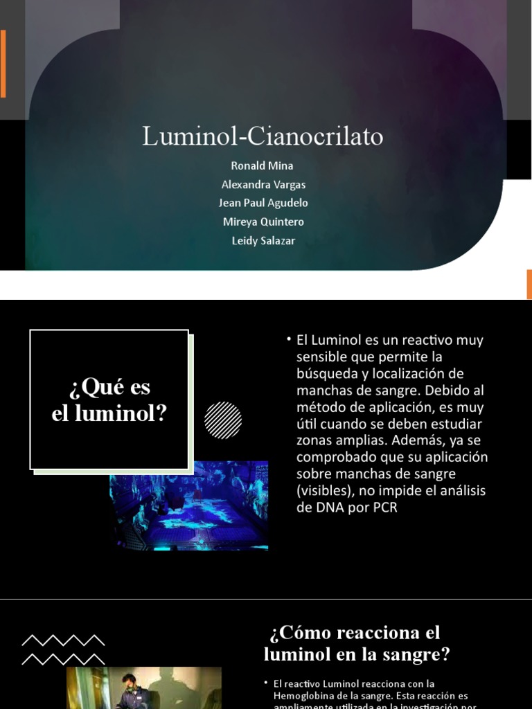 Luminol Power | PDF | Sustancias químicas | Ciencias fisicas