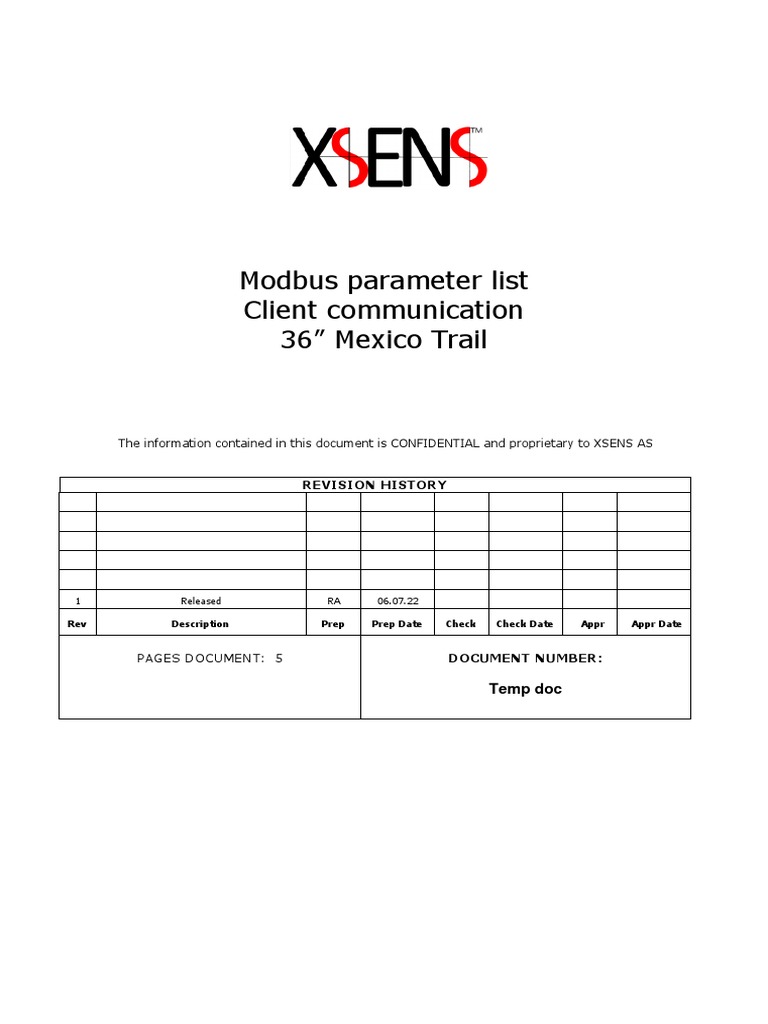 Temp Modbus List Mexico | PDF | Parameter (Computer Programming) | Computer Science