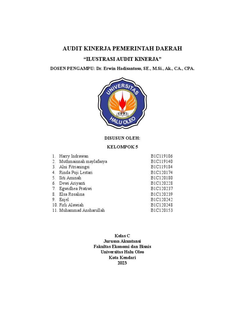 Ilustrasi Audit kinerja | PDF