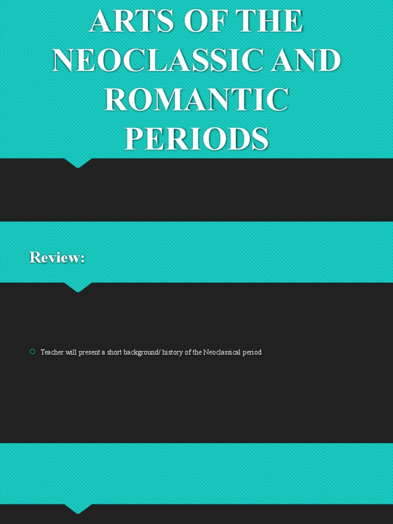 Q3 (ww1, Day1) Neoclassical Painting | PDF | Aesthetics | The Arts