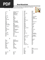 Spelling Bee Word Lists Science | PDF | Ecology | Chemistry