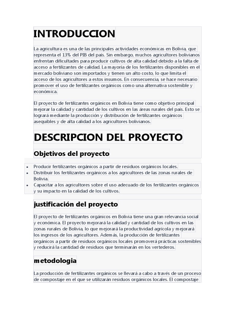 Introduccion 1 | PDF | Agricultura | Fertilizante