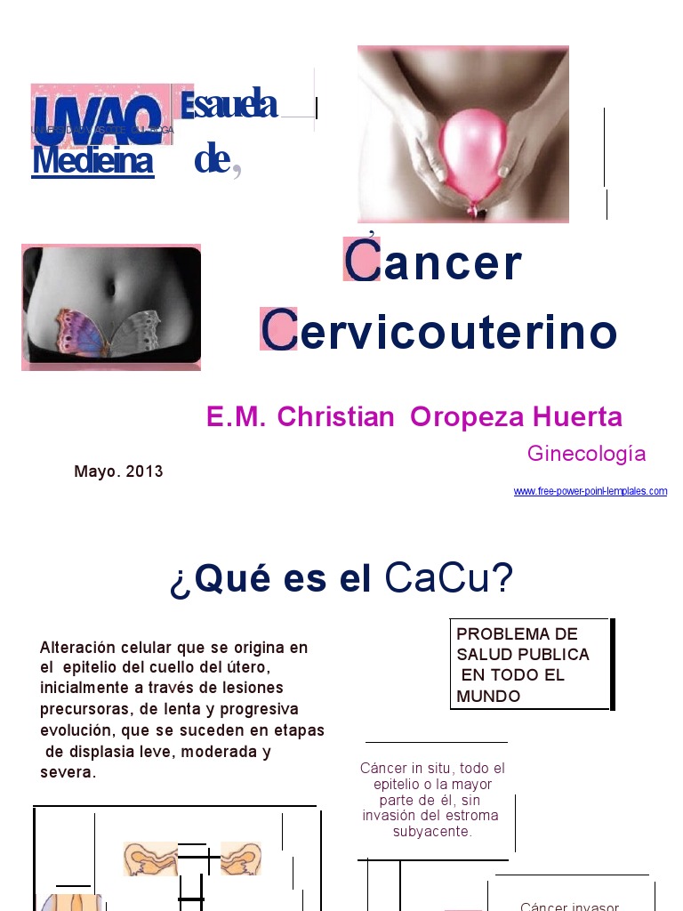 Cáncer Cervicouterino: Datos Clave | PDF | Especialidades Medicas | Medicina CLINICA