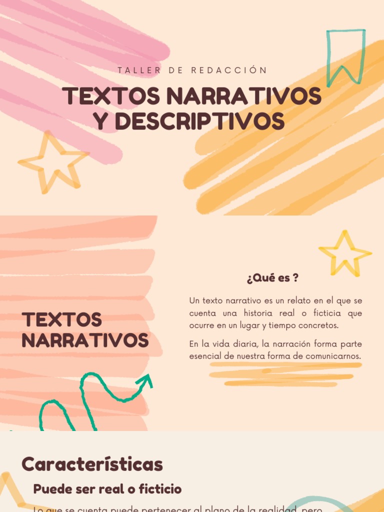 Textos Narrativos y Descriptivos | PDF | Narración
