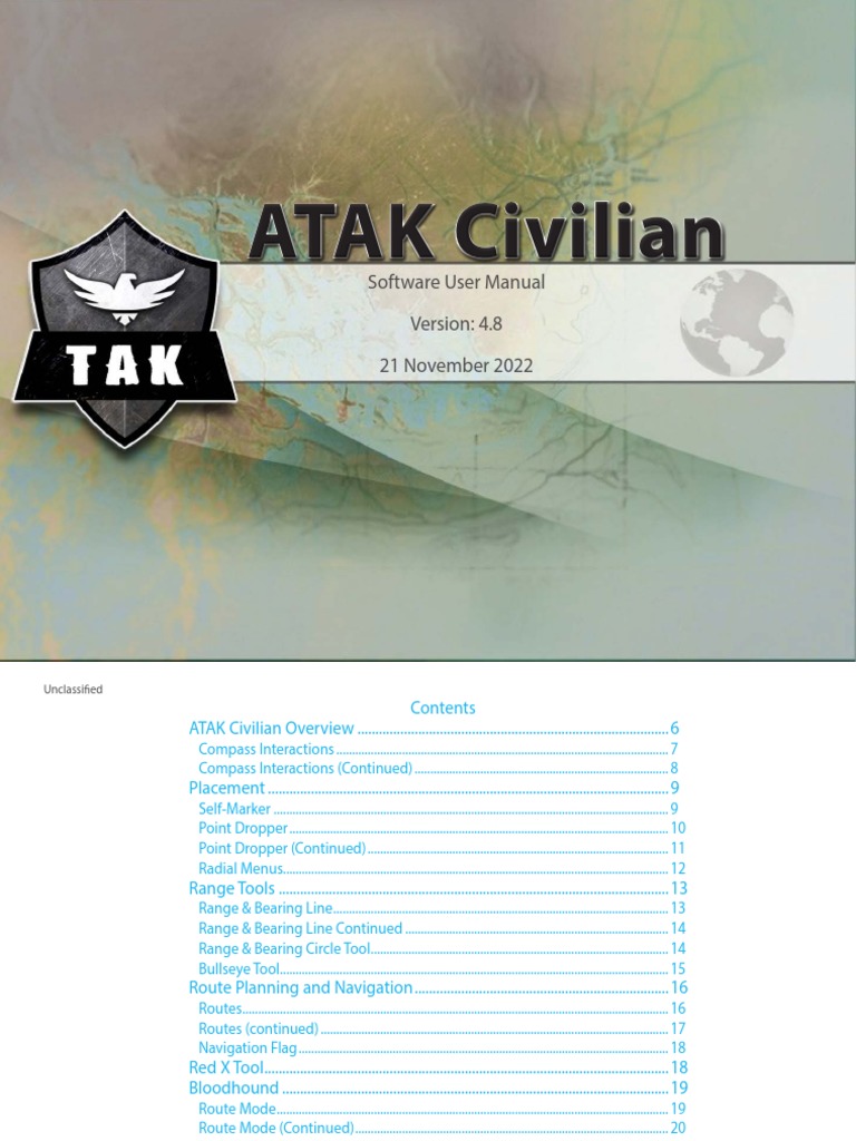 ATAK Civilian User Manual 4.8 | PDF | Icon (Computing) | 3 D Computer ...