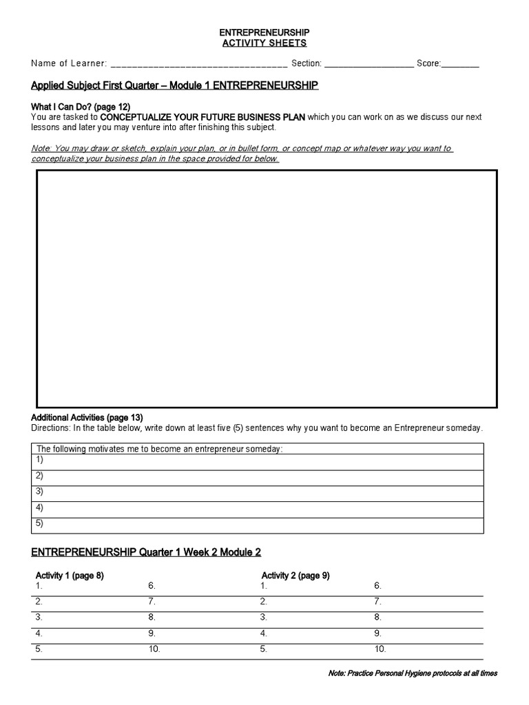Future Business Plan Conceptualization | PDF | Entrepreneurship | Change