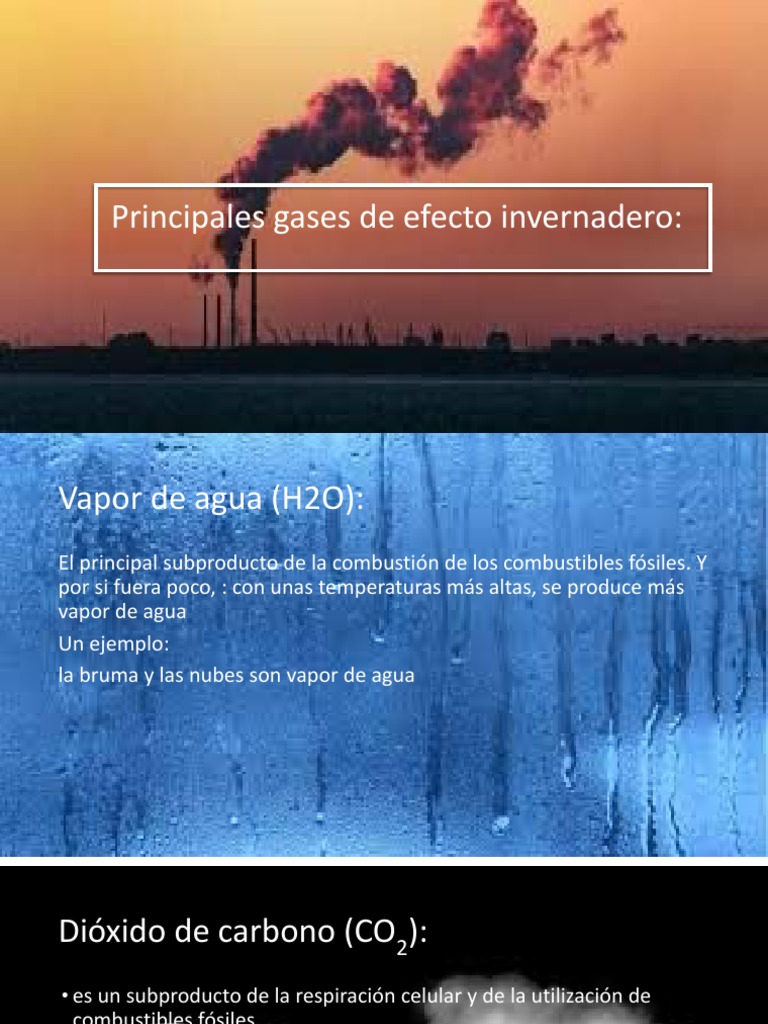 Principales Gases De Efecto Invernadero Pdf