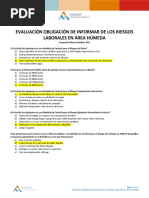 Prueba Área Humeda Codelco | PDF