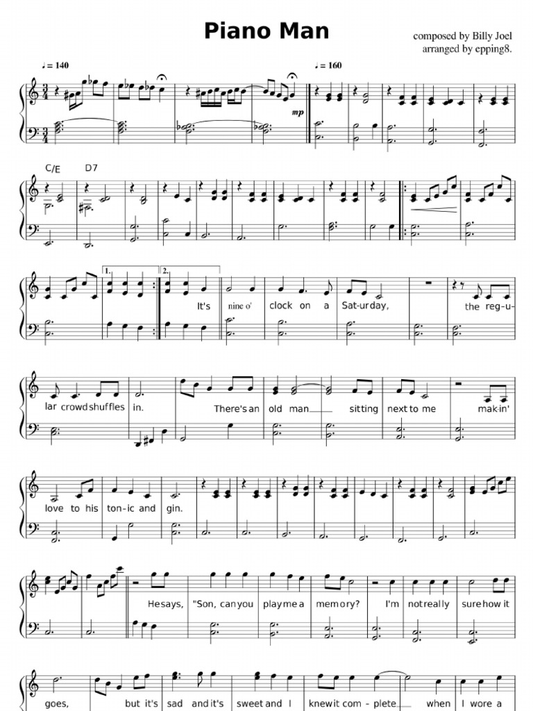 Piano Man | PDF