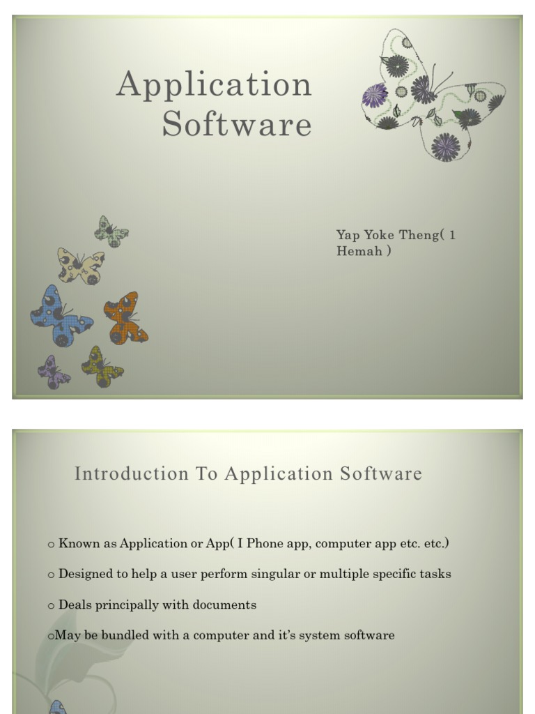 Application Software | PDF | Word Processor | Multimedia