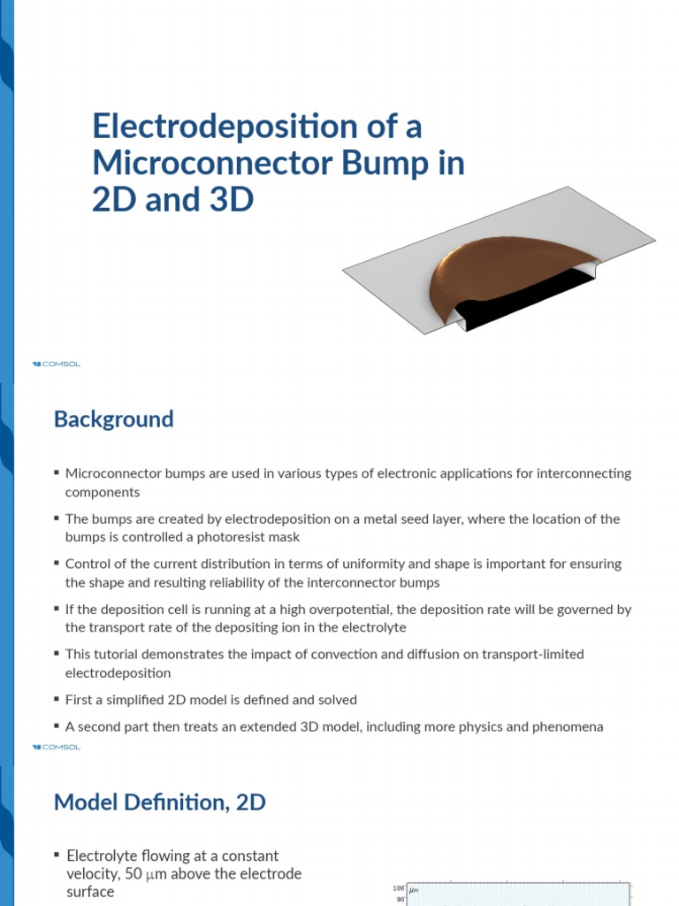 Microconnector Bump 2d and 3D | PDF | Fluid Dynamics | Electrochemistry
