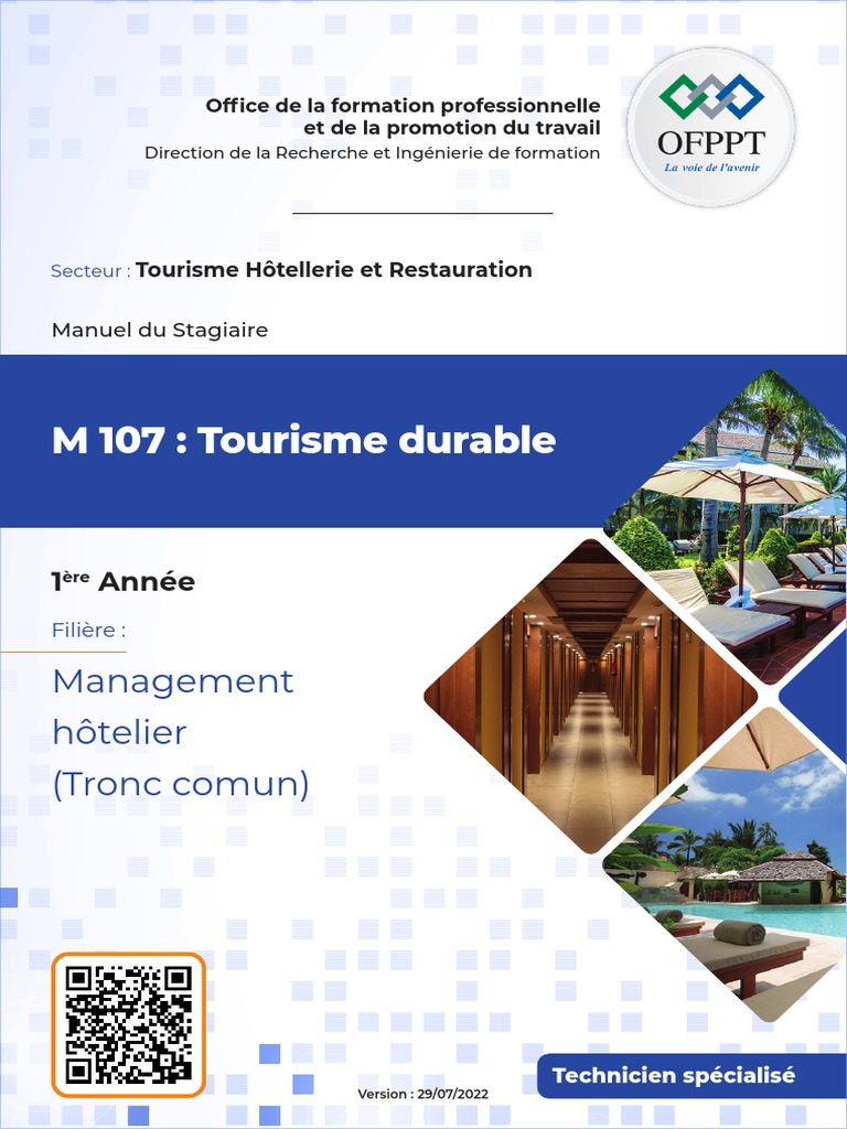 Tourisme Durable : Module de Formation | PDF | Développement durable ...