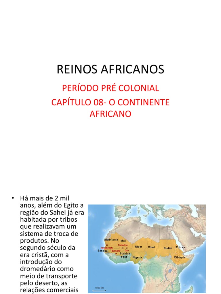 Reinos Africanos | PDF | África | Escravidão