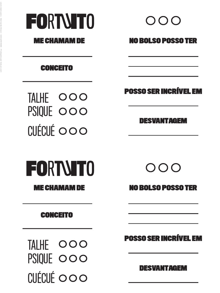 Ficha Fortuito | PDF
