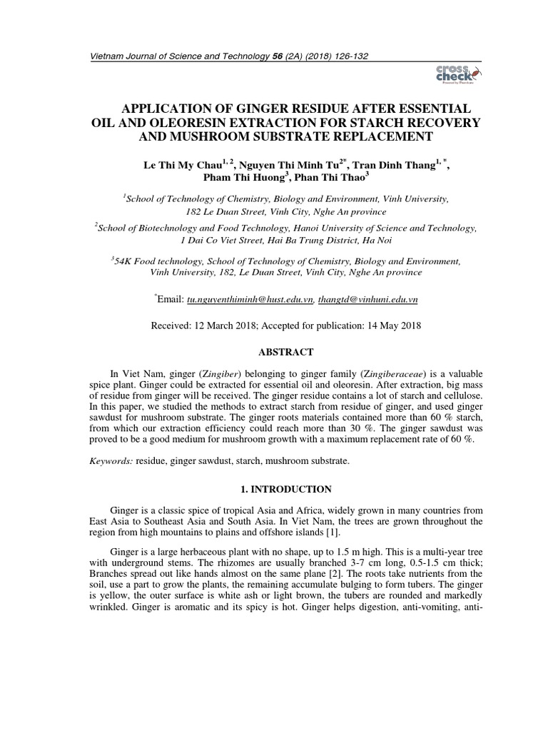 1 SM | PDF | Ginger | Distillation