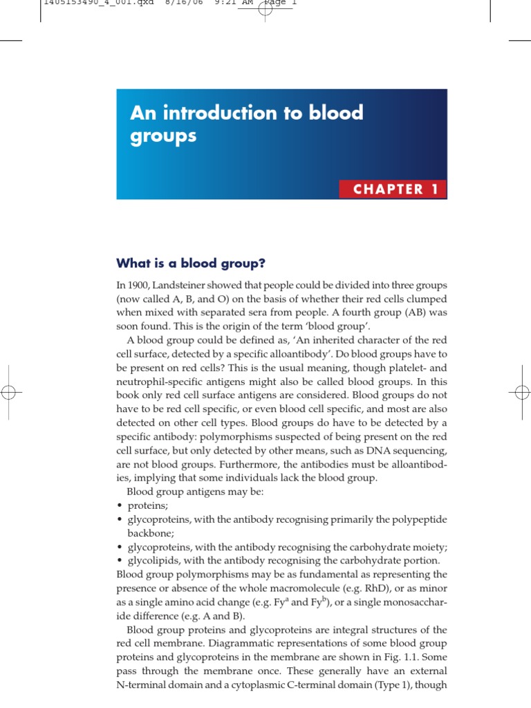 An Introduction To Blood | PDF | Blood Type | Antibody