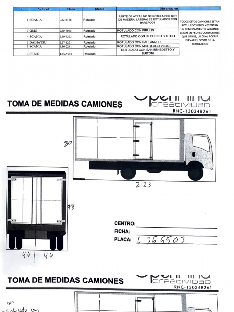 Camiones para Remozar | PDF