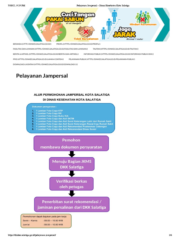 Pelayanan Jampersal - Dinas Kesehatan Kota Salatiga | PDF | Teknologi ...