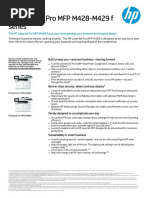 Datasheet - HP Color LaserJet Managed MFP E47528 Series | PDF | Image ...