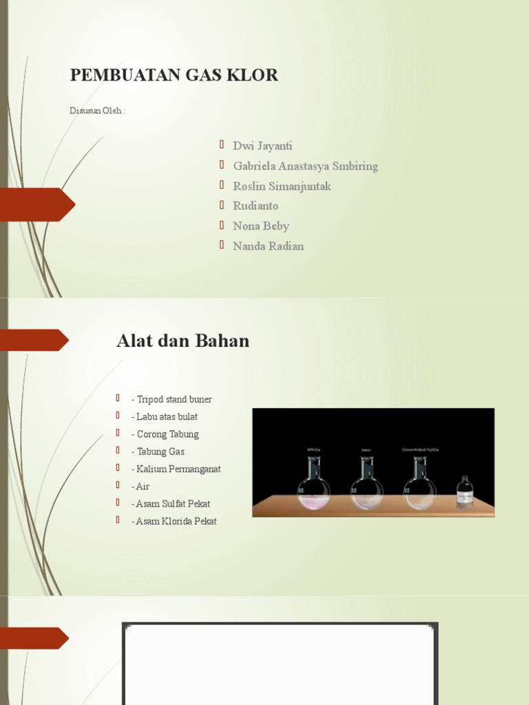 Cara Pembuatan Gas Klor di Laboratorium | PDF