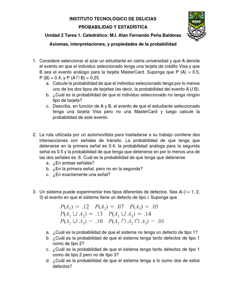 Tarea 1 y 2 Unidad 2 PYE | PDF | Probabilidad | Ludwig Van Beethoven