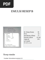 Kelompok 1 - Emulsi Oleum Ricini | PDF