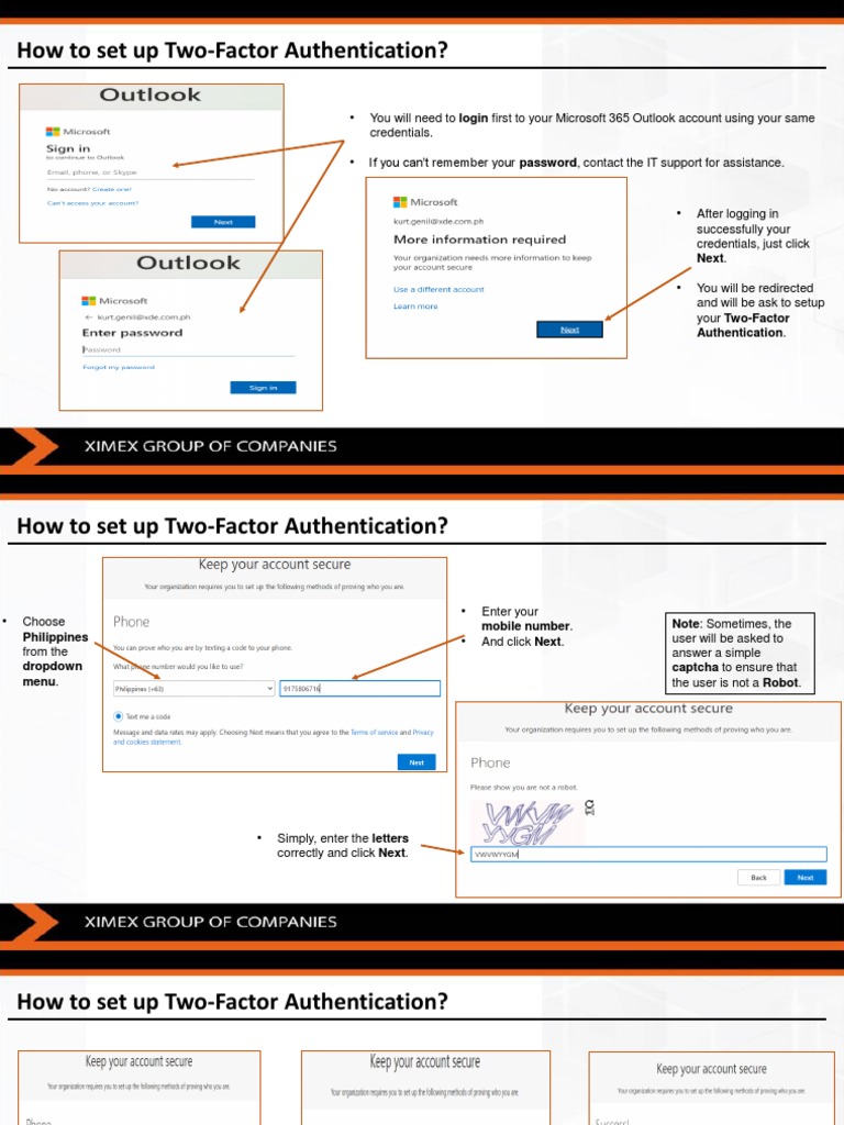 How To Set Up Two-Factor Authentication | PDF | Login | Security Technology