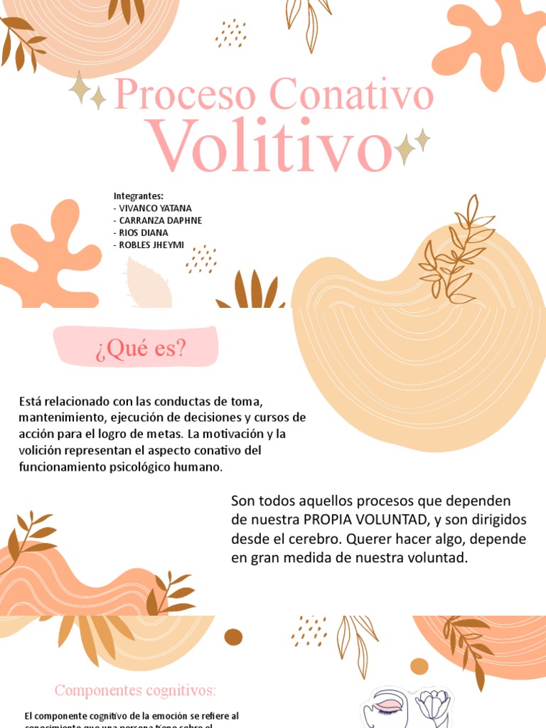 Proceso Conativo: Volitivo | Descargar gratis PDF | Las emociones ...