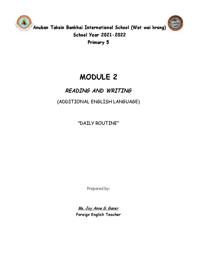 (A2) Daily Routines | PDF | Food And Drink