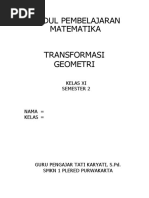 Bank Soal Transformasi Geometri | PDF