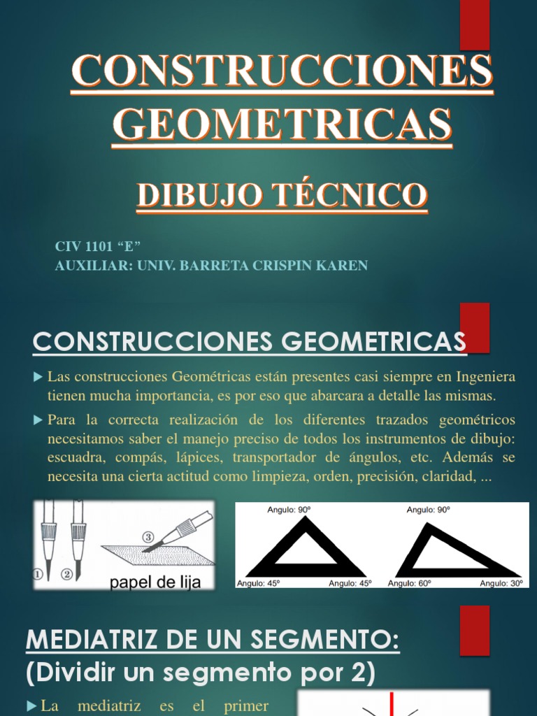 Construcciones Geométricas | PDF