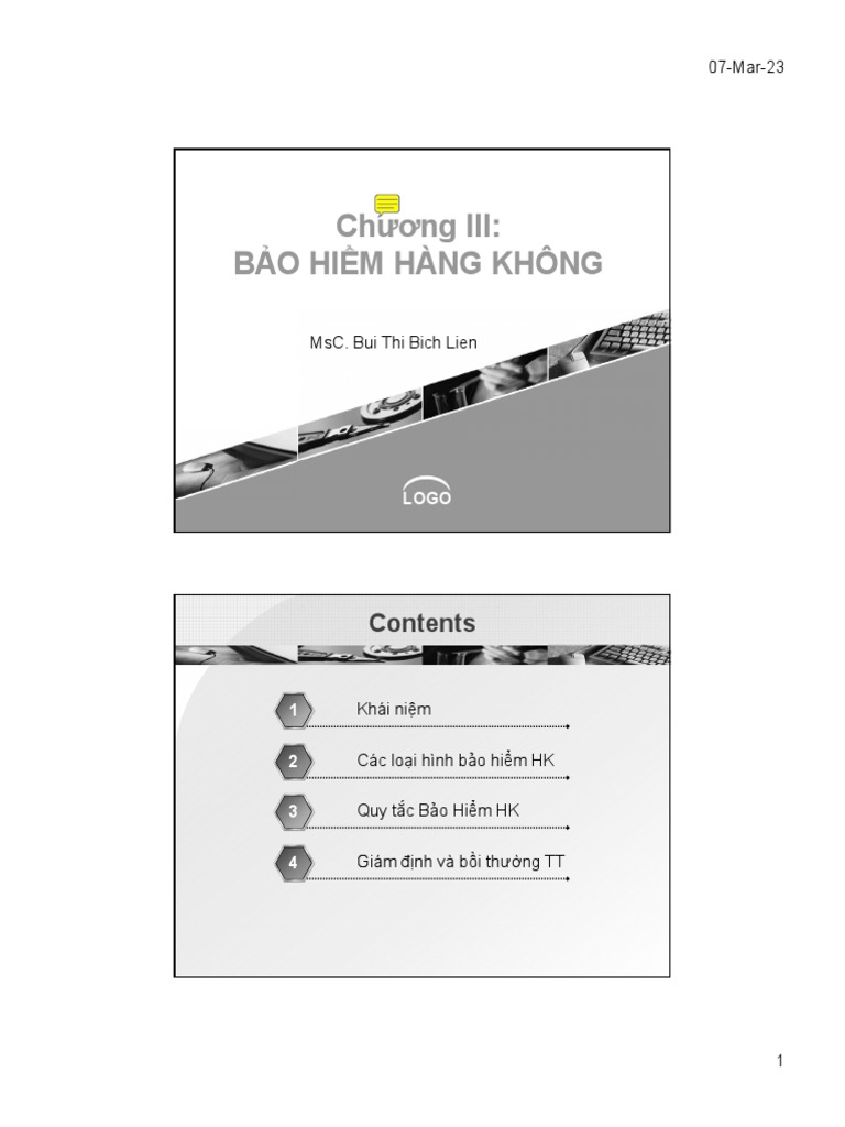 Chương III: Bảo Hiểm Hàng Không | PDF