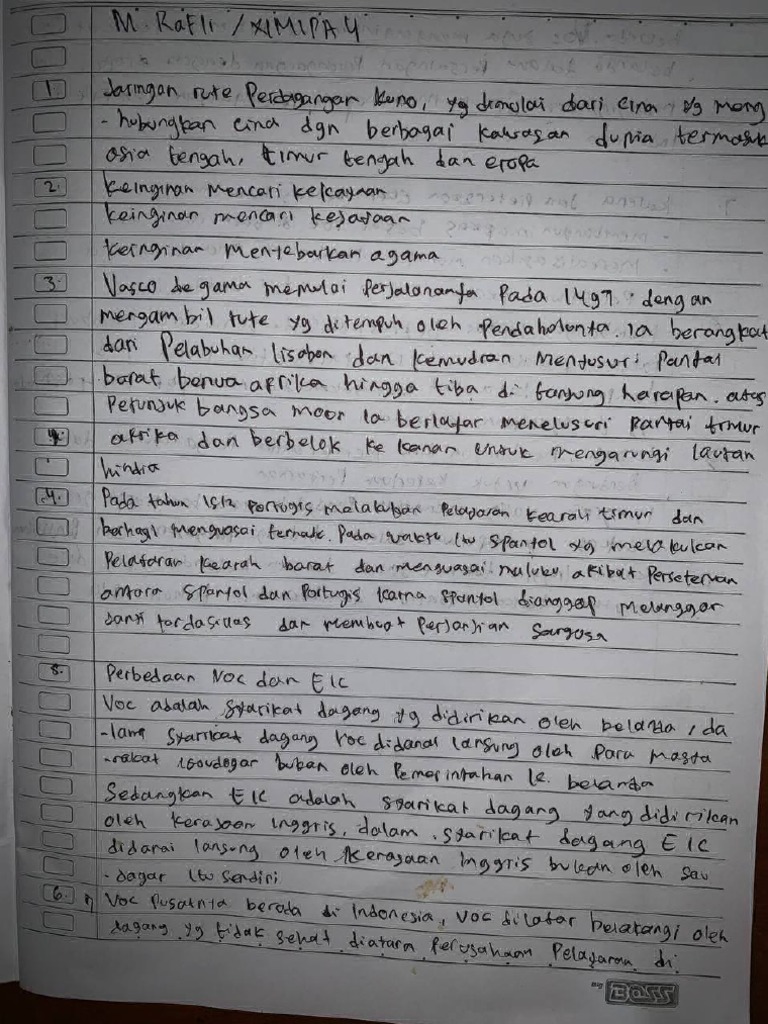 Sejarah M Rafli | PDF