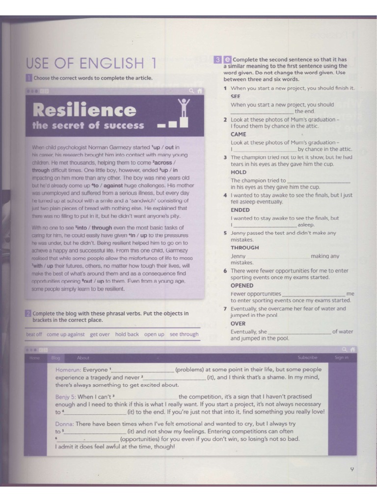 Gold Experience B2+ Adv 10 A Las 18 - June | PDF